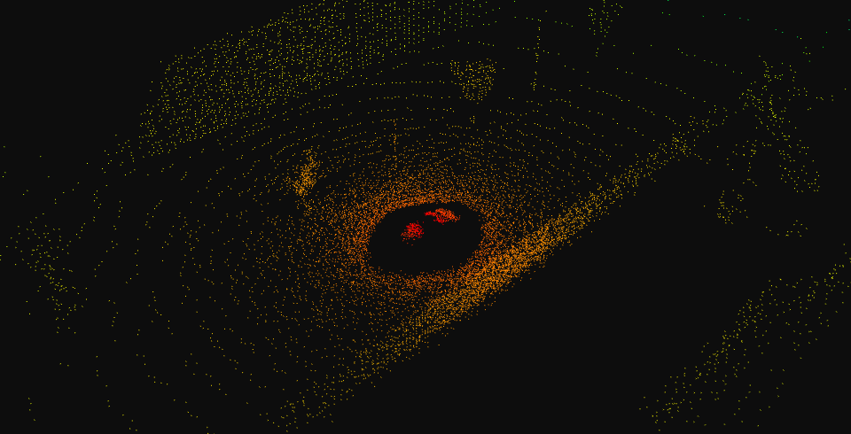 Real-time visualisation of simulated lidar point-clouds with Mayavi and ...